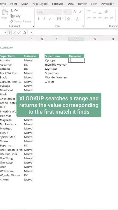 Xlookup Use In Excel Viral Office Exceltips Tips Tricks Shorts Reels Trending Vlookup