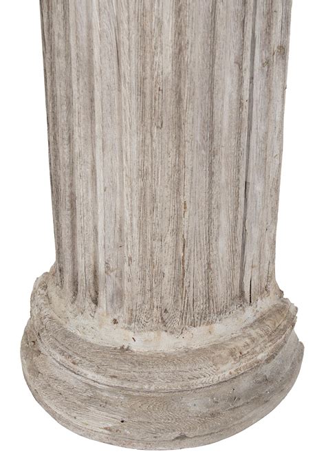 Lot Six Classical Carved Whitewashed Pilasters