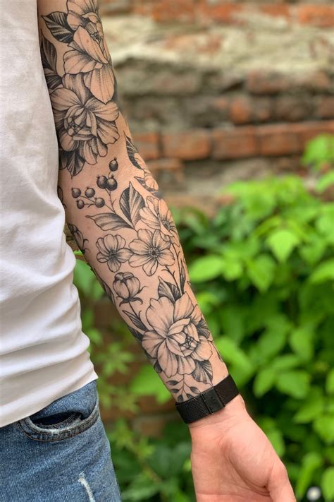 Botanical Tattoo Sleeve