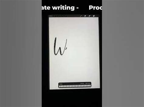 Procreate Tutorial Writing Animation YouTube Shorts Procreate Tutorial Procreate