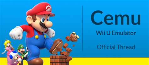 Cemu Thread Emulating Wii U Games Neogaf