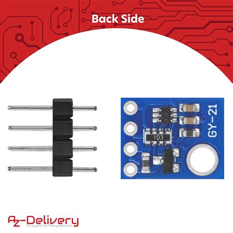 Azdelivery 3 X Gy 21 Htu21 Humidity And Temperature Sensor Module Sht21