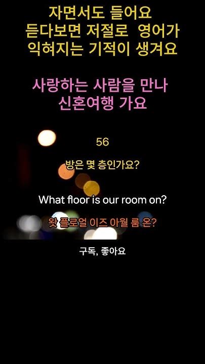 Talk Easy 대화형 생활영어500문장｜영어대화｜수면영어｜기초영어｜영어말하기｜기초영어회화｜영어듣기｜영어공부｜영어발음｜영어문장