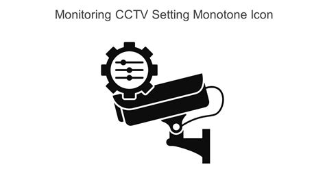 Monitoring CCTV Setting Monotone Icon In Powerpoint Pptx Png And Editable Eps Format PPT Example