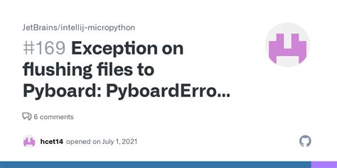 Exception On Flushing Files To Pyboard Pyboarderror Failed To Access Com3 · Issue 169