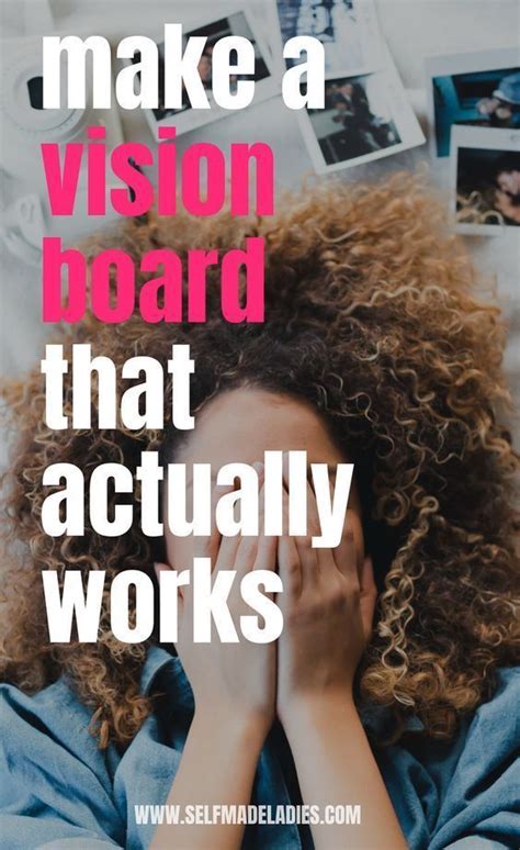 How To Make A Vision Board That Really Works In 5 Simple Steps Making A Vision Board Law Of