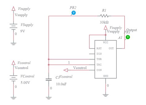 Voltage Controlled Oscillator Using Ic 566 Multisim Live