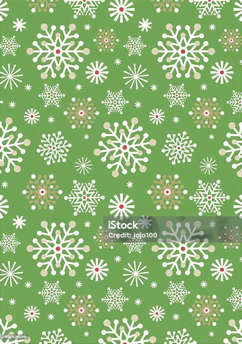 Retro Vector Snowflake Repeat Pattern Stock Illustration Download
