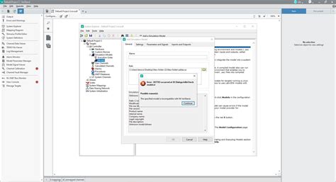 error 307703 when adding vsmodel to veristand ni community