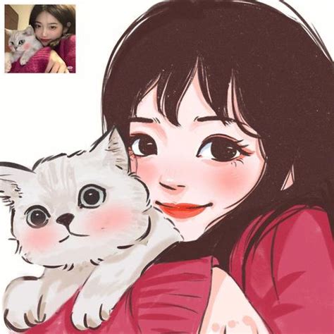 手绘漫画人物头像 手绘漫画人物头像女生图片 2 配图网