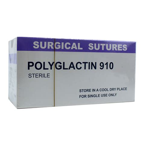 High Quality Polyglactin 910 Suture With Needle Factory Direct Supplier