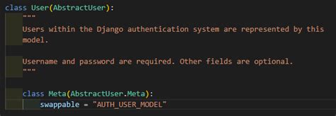 Django User Class 알아보기1 User Abstractuser Abstractbaseuser
