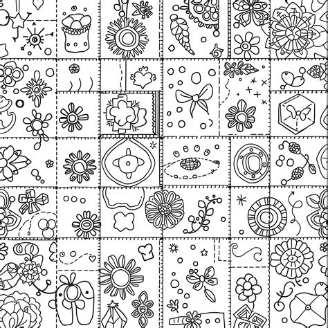 120 Best Patchwork Coloring Pages Free Printable Pdfs