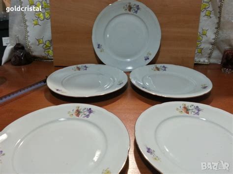 Стар български порцелан чинии плитки в Антикварни и старинни предмети в гр Стара Загора
