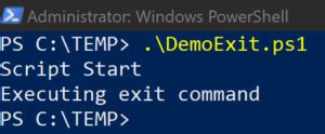 How To Use The Powershell Exit Keyword To Terminate Scripts