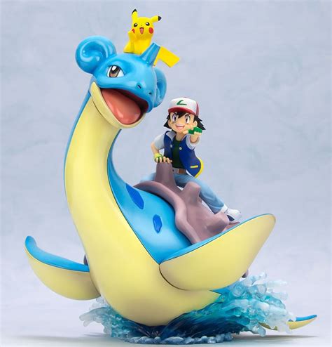 G E M Series Pokemon Ash And Pikachu And Lapras Complete Figure Animota