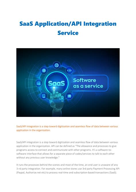 Ppt Saas Application Api Integration Service In Nyc And Nj Usa Powerpoint Presentation Id