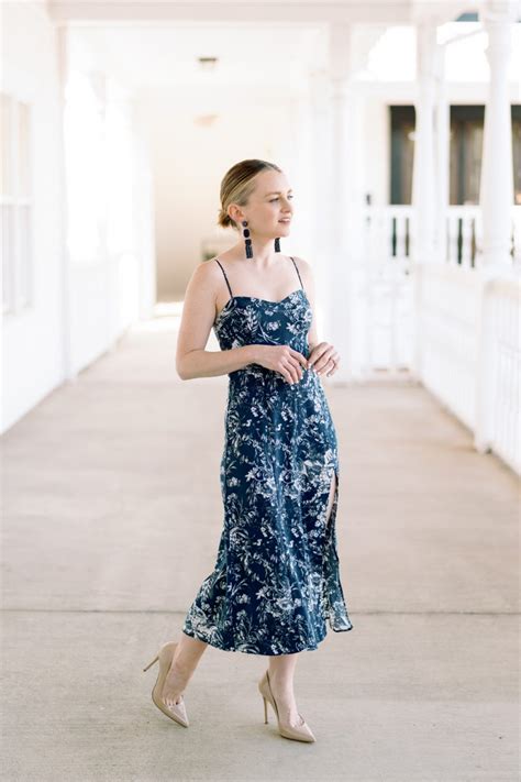 Spring Wardrobe Essential High Slit Midi Dress Poor Little It Girl
