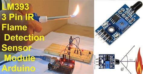 Lm393 3 Pin Ir Flame Detection Sensor Module Fire Detector Infrared Receiver Module For