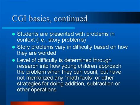 Cognitively Guided Instruction An Introduction Cognitively Guided Instruction