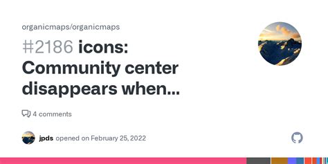 Icons Community Center Disappears When Zoomed In · Issue 2186