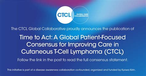 Time To Act A Global Collaborative For Ctcl Kyowa Kirin International Plc Posted On The