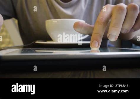 Scrolling On Touchscreen In Close Stock Videos Footage Hd And K Video Clips Alamy