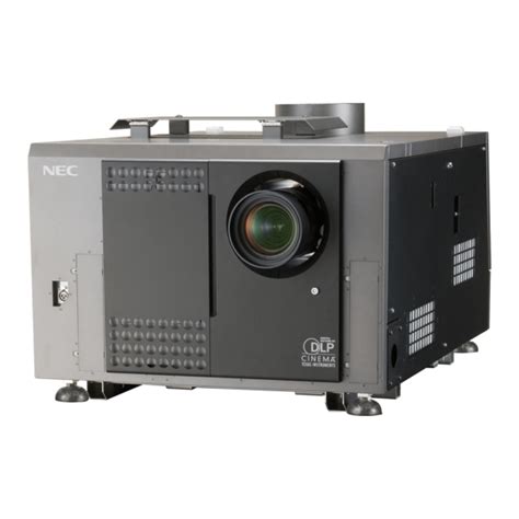 Nec Dlp Cinema Nc2000c User Manual Pdf Download Manualslib