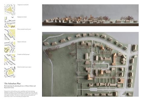 Layout Architecture Portfolio Examples Suburban
