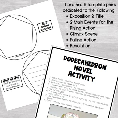 Plot Elements Activity For Any Novel Craft Activity Classful