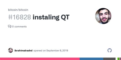 Instaling Qt · Issue 16828 · Bitcoinbitcoin · Github