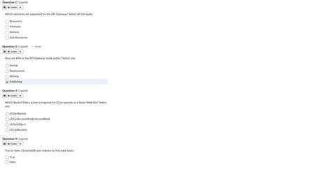 Solved Which Elements Are Supported By The Api Gateway