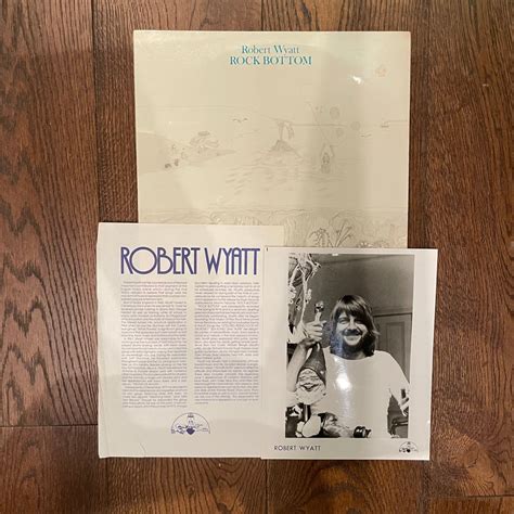 Robert Wyatt Rock Bottom Sealed Us First Press With Press Sheet