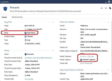 Packet Capture Option Check Point Checkmates