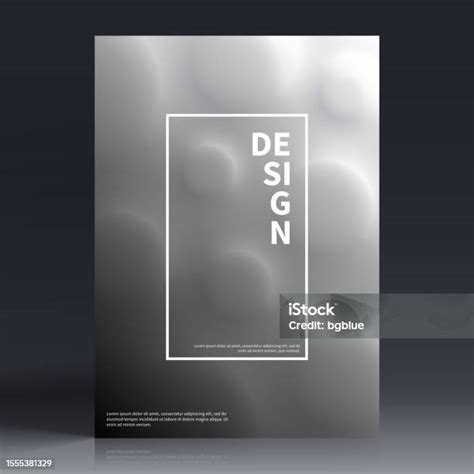 브로셔 템플릿 레이아웃 회색 표지 디자인 비즈니스 연례 보고서 전단지 잡지 3차원 형태에 대한 스톡 벡터 아트 및 기타 이미지 3차원 형태 가리기 검은색 Istock