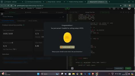 Completed Potd Problem Of The Day On Geeksforgeeks Sk Md Sahil Posted On The Topic Linkedin
