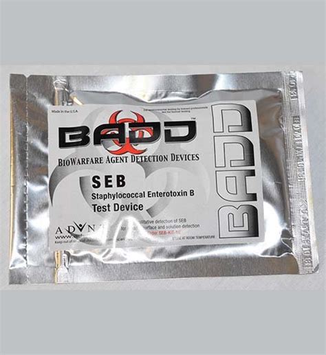 Badd Seb Biowarfare Detection Test Kit 10 Kits Bx Advnt Biotechnologies