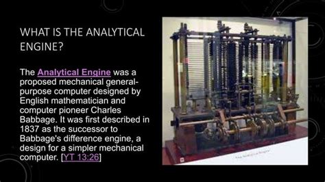 Ada Lovelace And The Analytical Engine Ppt