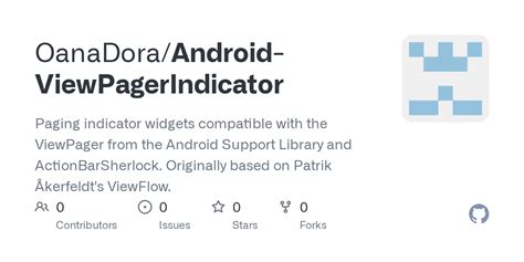 Github Oanadoraandroid Viewpagerindicator Paging Indicator Widgets Compatible With The