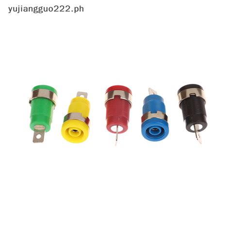 New Insulated Safety 32a 4mm Banana Socket Terminal 5 Colors Female
