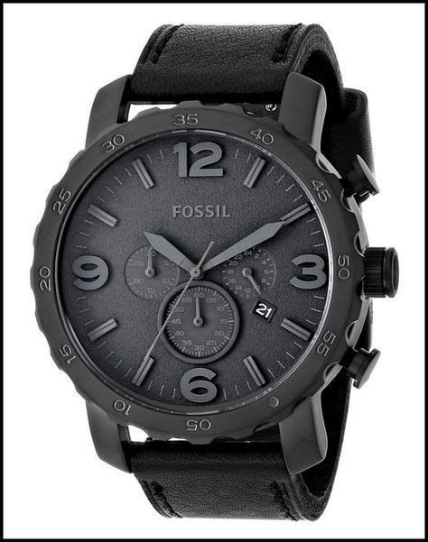 Fossil Mens Jr1354 Nate Black Watch Mensjewelry Fossil Watches For Men Watches For Men