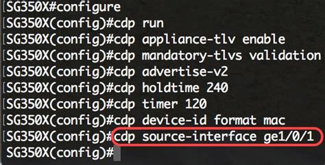Configure Cdp Settings On A Switch Through The Cli Cisco