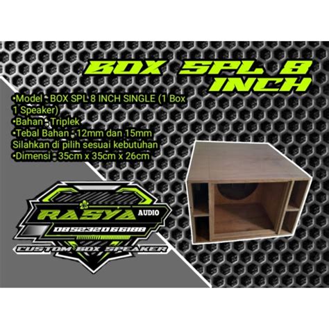 Jual Box Spl 8 Inch Spl Box Speaker Shopee Indonesia
