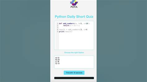 Python Quiz Python Pythonprogramming Pythontutorial
