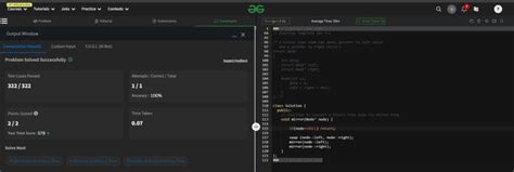 How I Solved Mirror Tree Problem Geekstreak2024 Tanmay Dwivedi