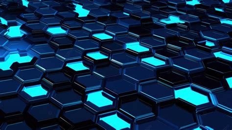 공상 과학 검정 배경에 대한 추상 3d 렌더링의 미래형 육각형 표면 벌집 패턴 육각 텍스처 육각형 패턴 배경 일러스트 및