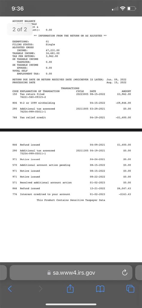 Code 846 Does It Mean My Refund Is On The Way R Irs