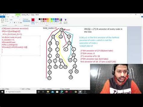 LCA Binary Lifting Least Common Ancestor Part 2 YouTube