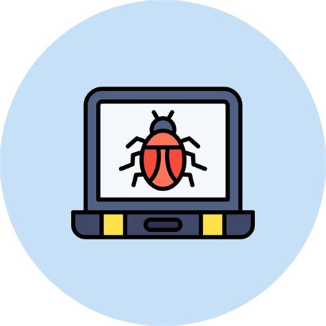Premium Vector Laptop Virus Icon Vector Image Can Be Used For Cyber Security