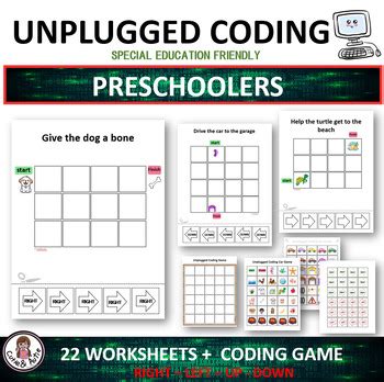 Unplugged Coding Directional Coding Left Right Up Down Game